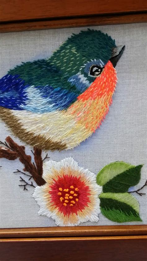 Colorful Bird Embroidery Inspiration