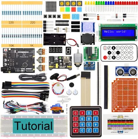 An Expanded Arduino Kit Based On An Arduino UNO R Board To Build Projects FreeNove Ultimate