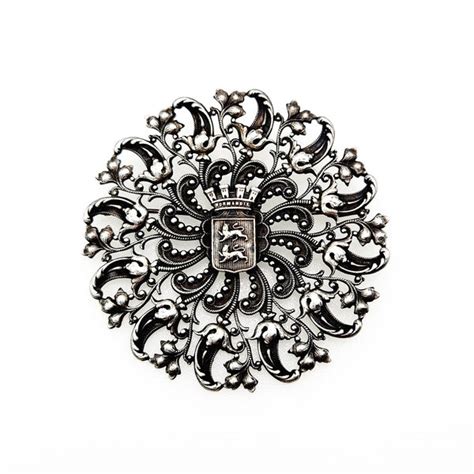 Lion Passant Brooch Etsy