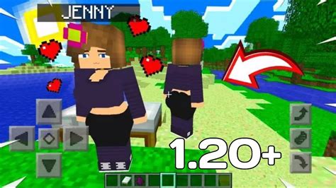 How To Download Jenny Mod In Android 1 20 Minecraft Jenny Mod Download Youtube