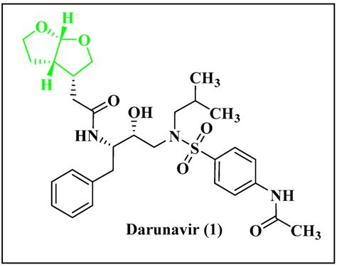 Chemical Structure Of Darunavir 1 Download Scientific Diagram