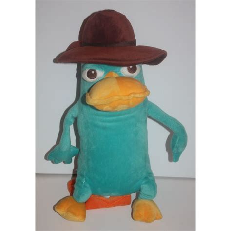 The Disney Store Phineas And Ferb Large Perry The Platypus Plush