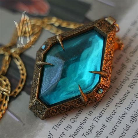 Custom Arnoras Amulet With A Locket Inspired By The Scrolls Etsy