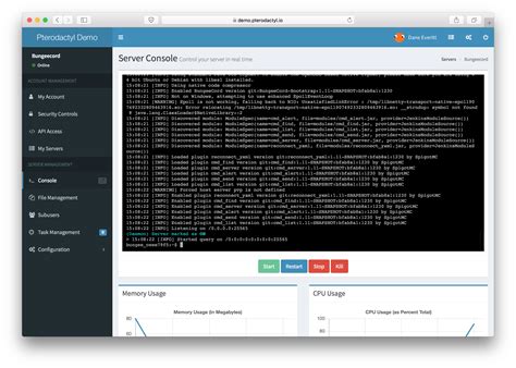 Pterodactyl The Free Game Management Panel