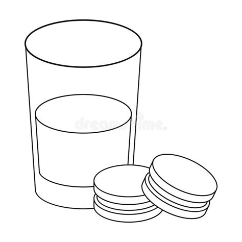 Glass Jug Of Milk Icon In Outline Style Isolated On White Background