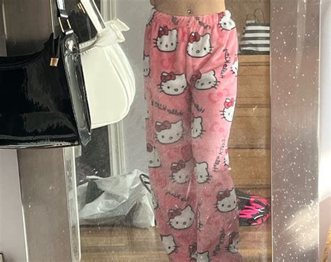 Pantalons De Pyjama Hello Kitty Pyjamas Sanrio Pyjamas Etsy France