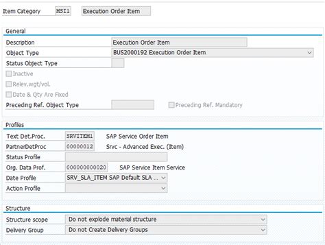 Deep Dive Execution Order Item And Billable Maint Sap Community
