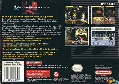 Killer Instinct Vgdb Vídeo Game Data Base Killer Instinct Vgdb Vídeo Game Data Base