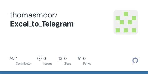 Github Thomasmoor Excel To Telegram
