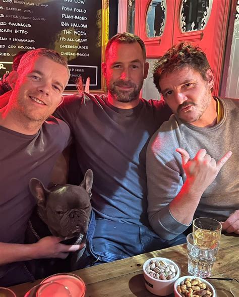 Pedro Pascal Daily On Twitter Pedro Pascal With Robert Diament And Russell Tovey Today In