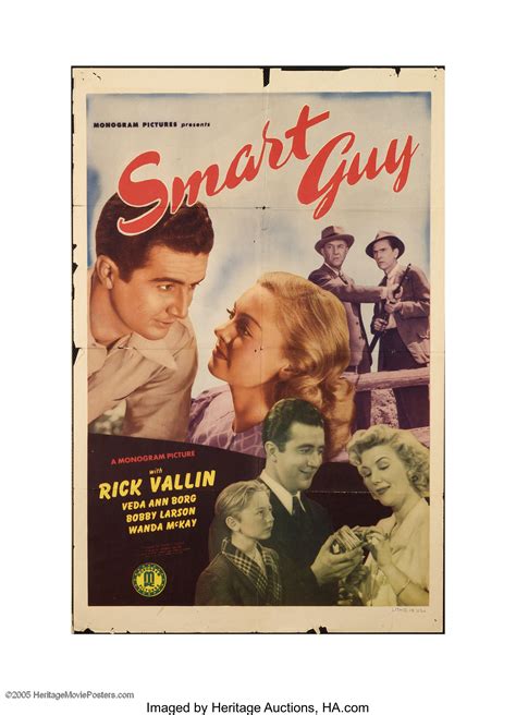 Smart Guy Monogram 1943 Movie Posters Drama Lot 15190 Heritage Auctions