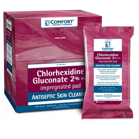 2 Chlorhexidine Gluconate Washcloths Iskus Health