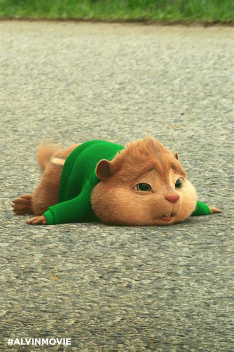 Theodore Chipmunk Scared