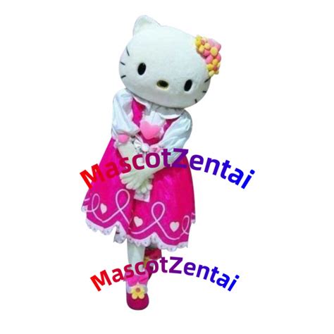 Giant Hello Kitty Cartoon Mascot Costume