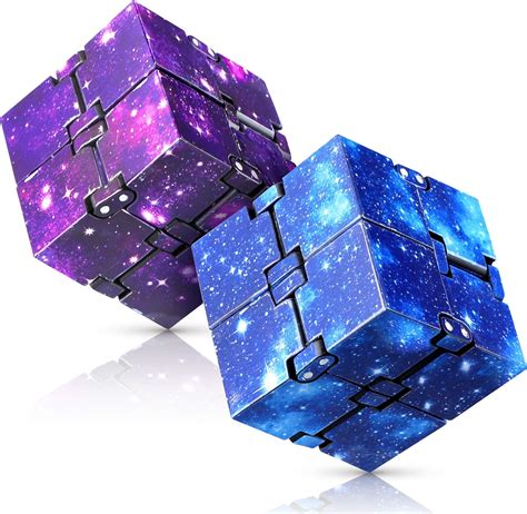 Toys And Hobbies Aluminum Alloy Magical Infinity Cube Creative Fidget