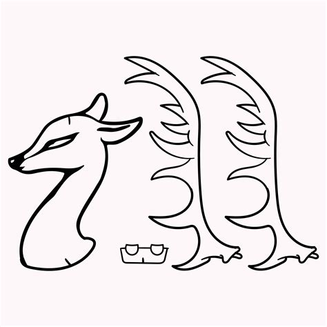 Printable Deer Plaque Template Plaque Design Deer Pumpkin Carvings