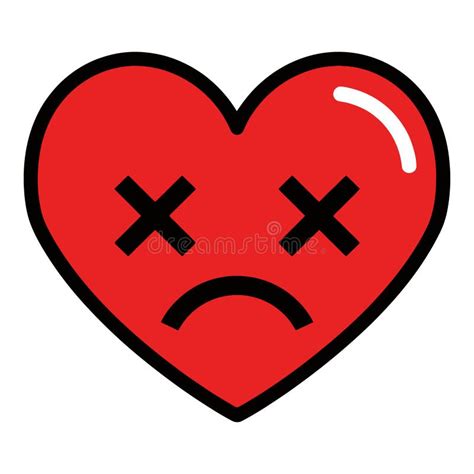 Broken Heart Emojis Broken Black New Heart Emoji Vector Stock