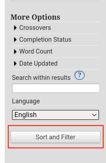 Saved Filters On Ao3 I Make My Own Canon With Humour And All
