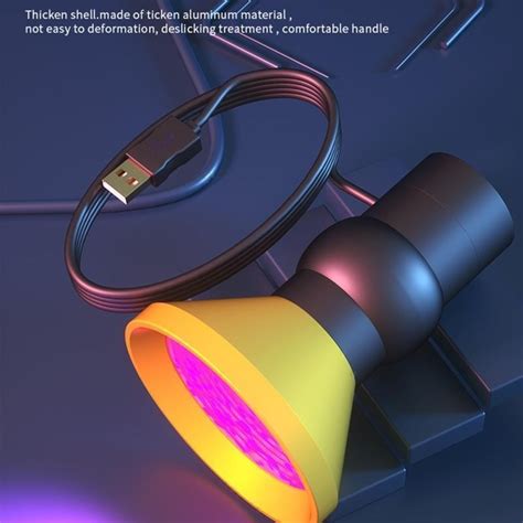Upgrade Uv Glue Curing Lamp Usb 10w Uv Glue Lamp Ultraviolet Led Purple