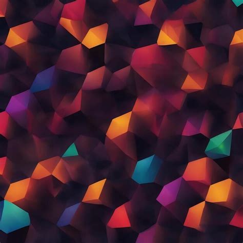 Premium Photo Polygon Abstract Background Concept Of Interconnected Dots And Lines With A Dark