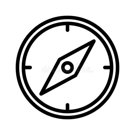 Compass Icon Travel Icon Map Illustration Stock Vector