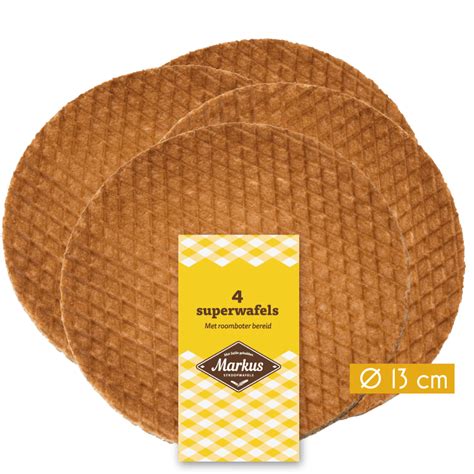 4 Markus Extra Large Stroopwafels Stroopwafelsonline Webshop