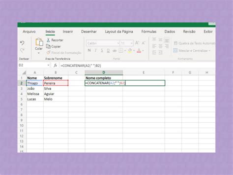 Como usar a função concatenar no Excel Aplicativos e Software Tecnoblog