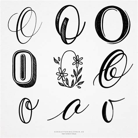 Hand Lettering O Ways To Draw An O