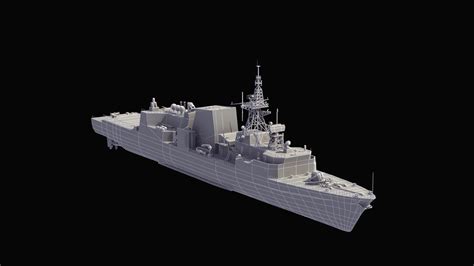 Halifax Class Ffh 332 3d Model 199 Dae Fbx Pwc Ma Obj Stl 3dm Cob X 3ds Max Free3d