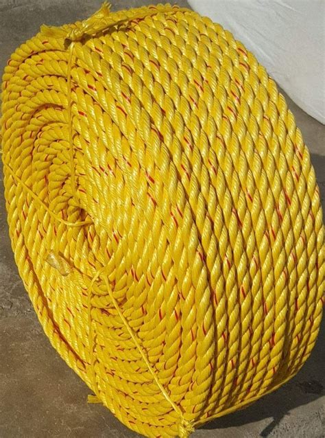 Tap Line And Danline Yellow P P Rope For Marine Size 15 Mm To 64 Mm