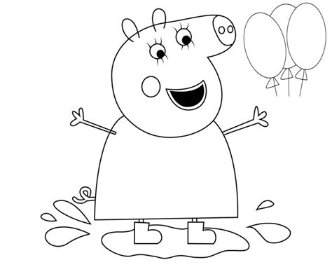 Peppa Wutz Ausmalbild Drucken Kostenlose Ausmalbilder