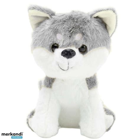 Plush Cuddly Wolf Mascot White And Grey 20cm Poland New The