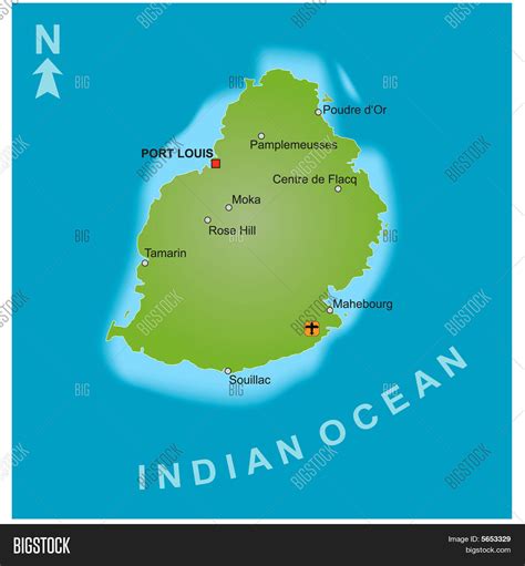 Map Mauritius Vector And Photo Free Trial Bigstock