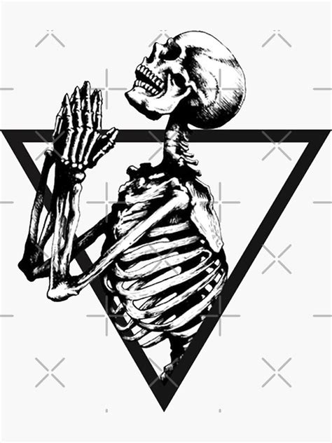 Skeleton Praying Tattoos