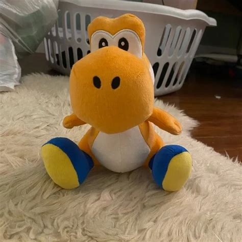 Orange Yoshi Plush Wool Yoshi Plush