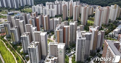 대전 아파트 매매가 ‘소폭 하락충남도 ‘하락 전환