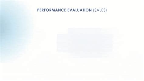 Performance Evaluation Sales Slide Business Benchmarking Presentation