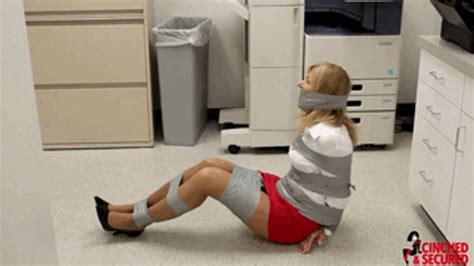 Dakkota Cocooned By The Copier Wmv Format Cinched And Secured