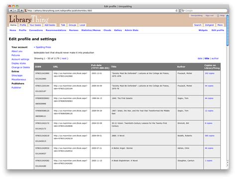 August 2010 The Librarything Blog