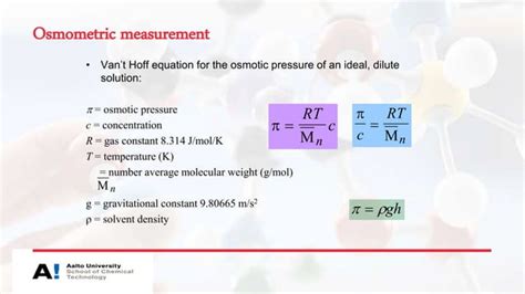 Ept 121 Lecture Membrane Osmometry Pptx
