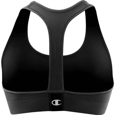 Womens Crown Black Sports Bra