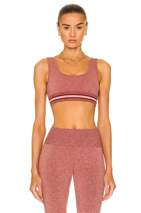The Upside Sierra Daisy Sports Bra In Pink Fwrd