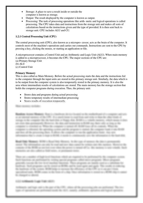 Solution Basic Structure Of Computer Studypool