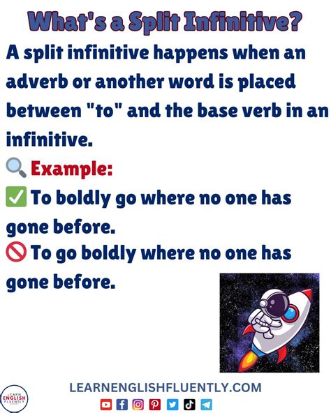 🚀 Whats A Split Infinitive Learn English Fluently Academy