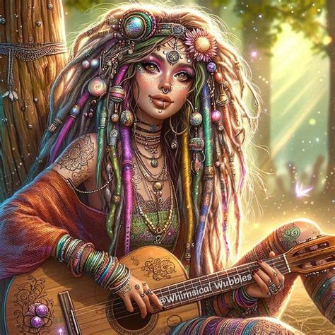 Pin By Kelly Decker On Dnd Characters In 2025 Hippie Art Hippie Girl