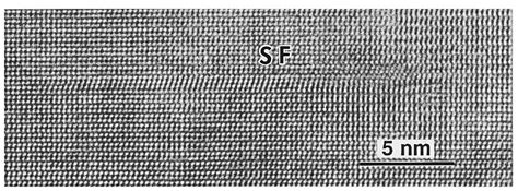 Stacking Fault Arrangement Parallel To The Growth Surface Indicating A