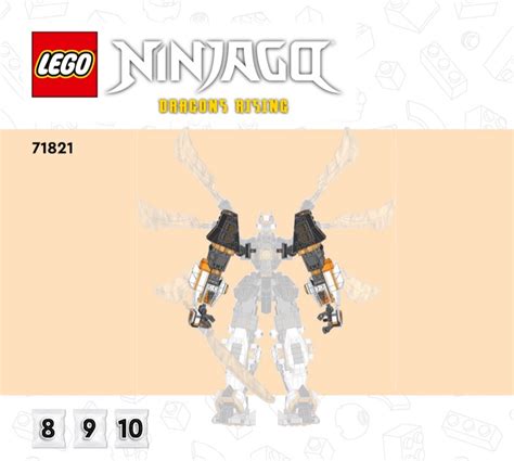 Lego Instructions For Set 71821 Coles Titan Dragon Mech Ninjago