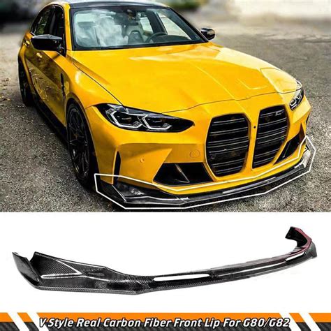 Brand New 2021 2023 Bmw G80 M3 G82 G83 M4 Real Carbon Fiber V Style Fr