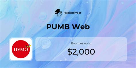 Pumb Web Program Info Hackenproof