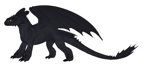 My Take On Toothless Light Fury And Night Lights Httyd